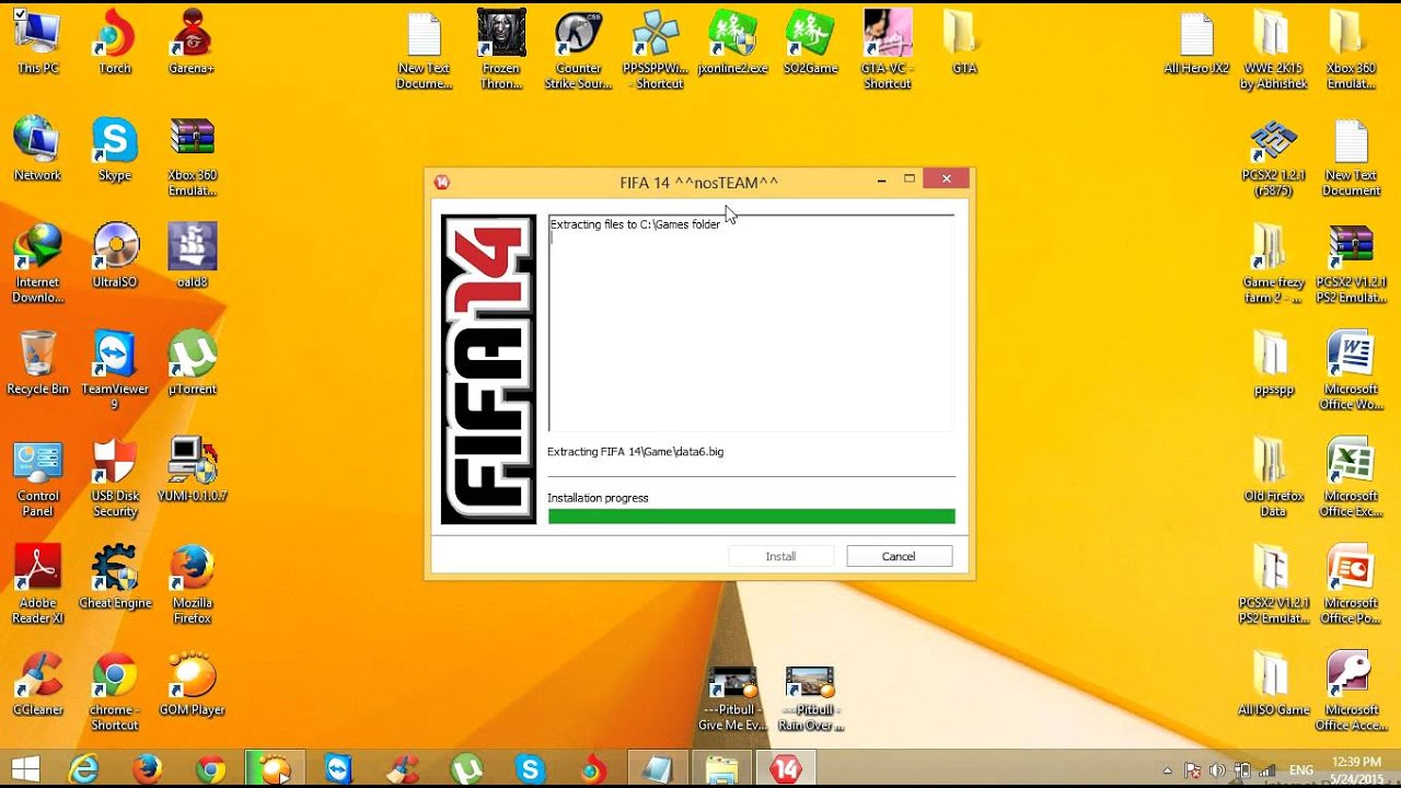 how to install FIFA 14 - YouTube