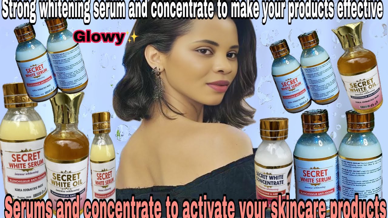Strong whitening serum and concentrate to mix and make your whitening ...