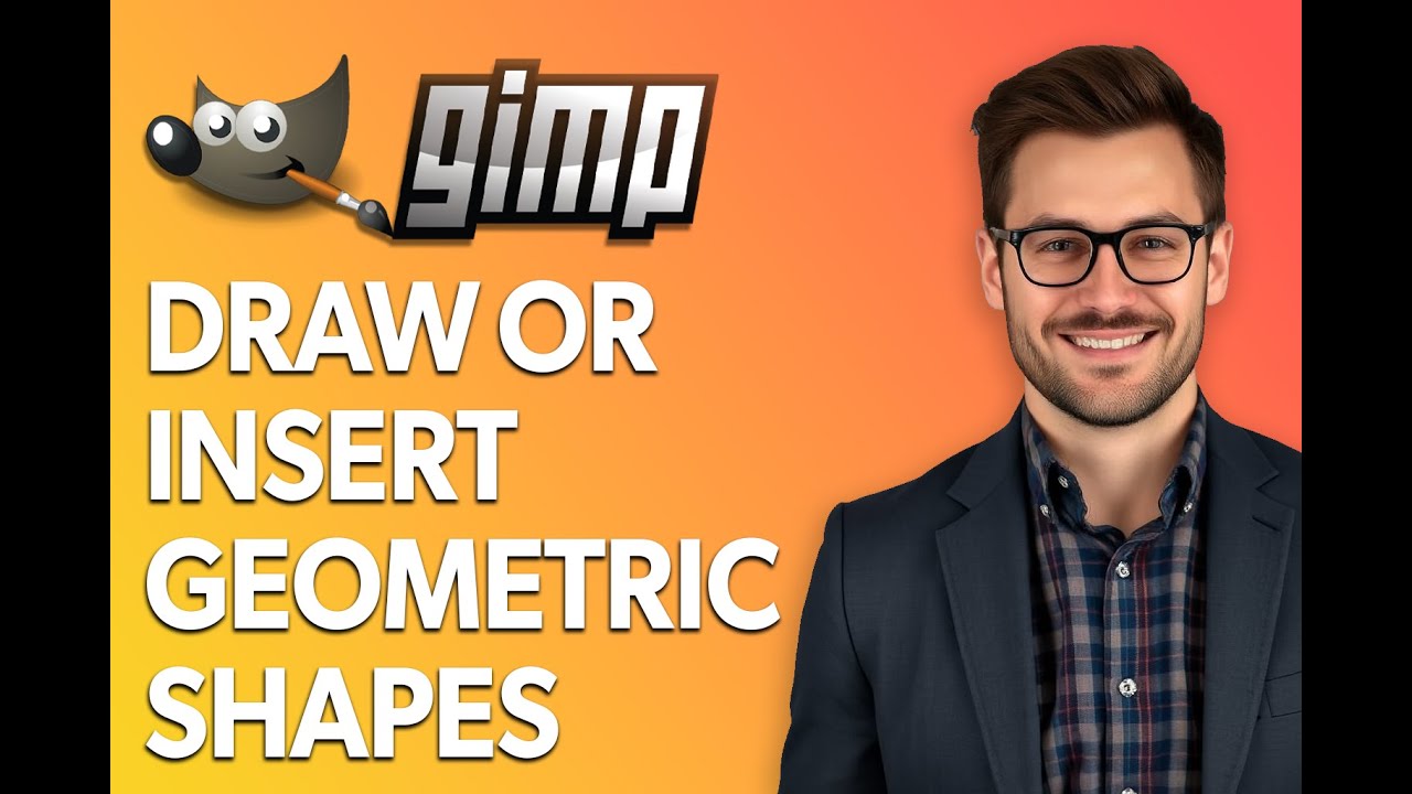 How To Draw Or Insert Geometric Shapes In Gimp [Easiest Way] - YouTube