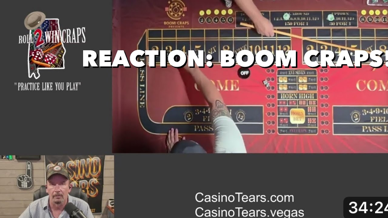 Reacting to Boom! Craps | Million Dollar Shot on Crapless Table? - YouTube