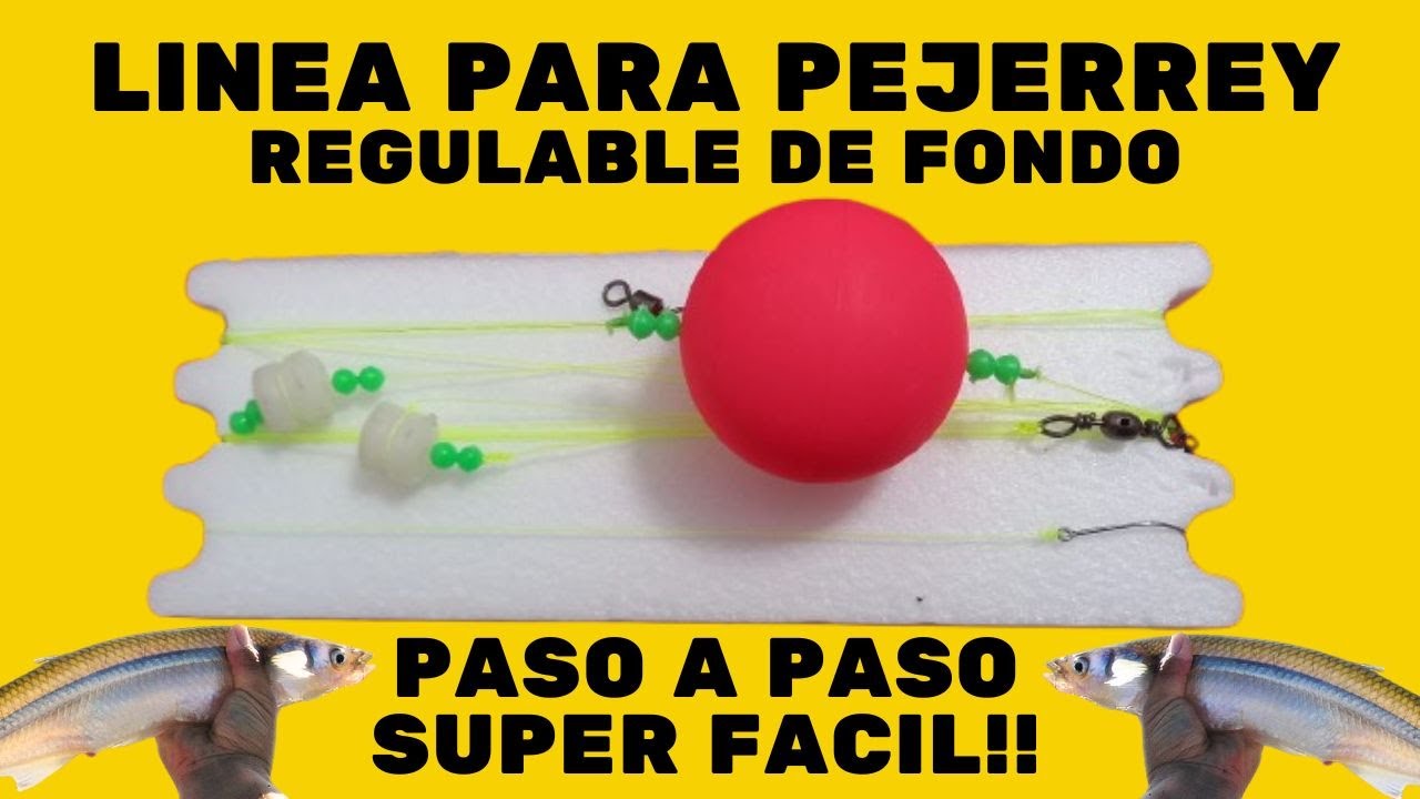Línea para Pejerrey 🎣 Regulable de Fondo y Semi Fondo – ¡Muy Rendidora ...