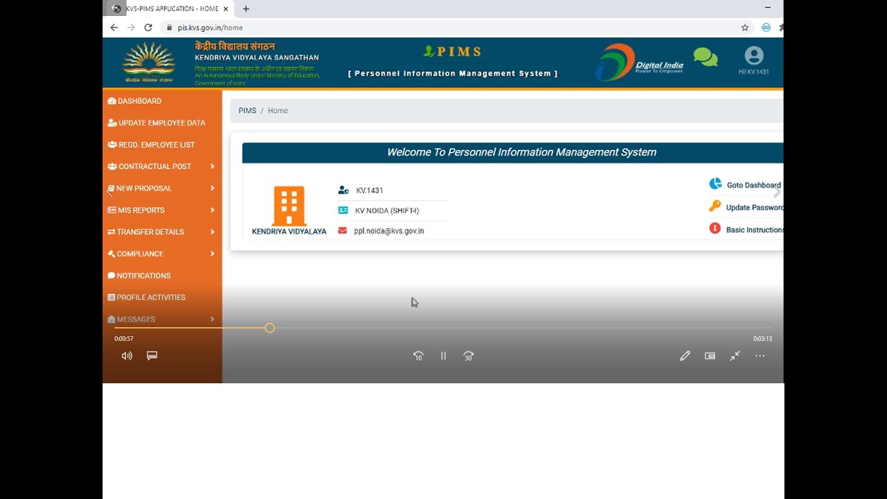 How to Update/feed KVS - PIS ( Personal Information System)data - YouTube