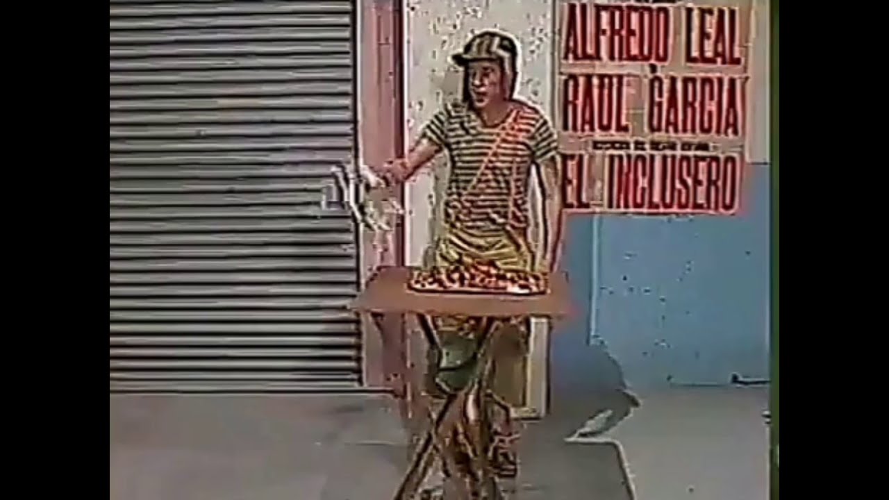 Chaves "vendendo" churros. (A Sociedade) - YouTube