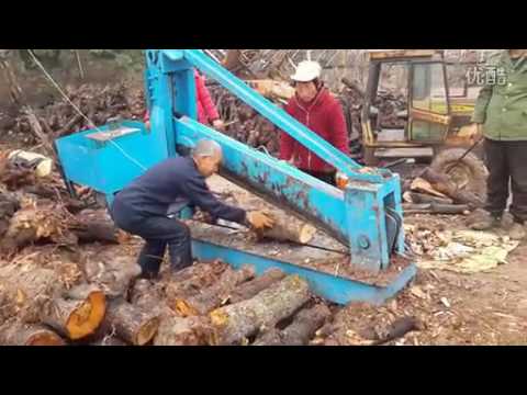 wood root tree stump splitter cutter machine, tree splitter machine ...