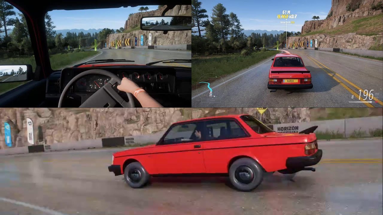 1993 VOLVO 242 TURBO EVOLUTION Car Racing in Forza Horizon 5 - Solo ...
