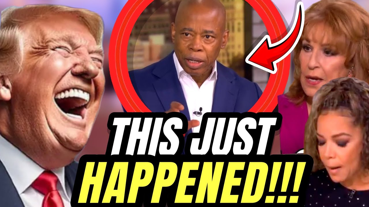 'The View' Host GETS UPSET SCREAMING After NYC Mayor Eric Adams Defends ...