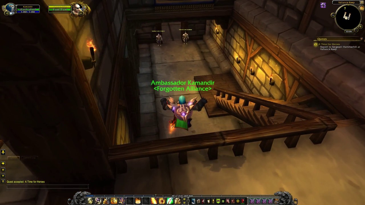 WoW quest #4056 A Time for Heroes - YouTube