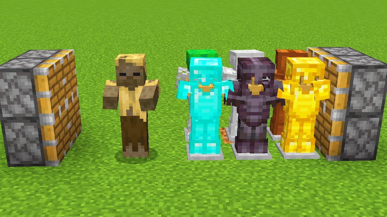 husk + all minecraft armor = ? - YouTube