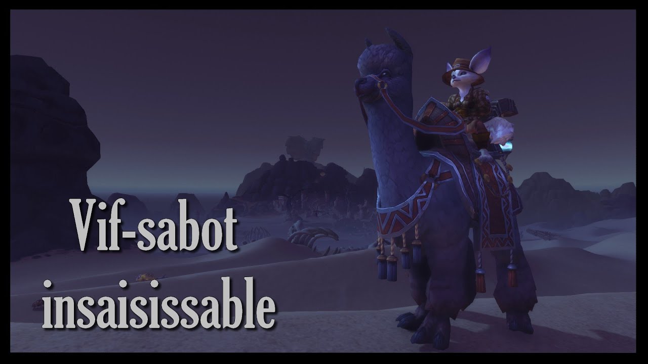 Vif-sabot insaisissable - Elite monture wow (Elusive Quickhoof) - YouTube