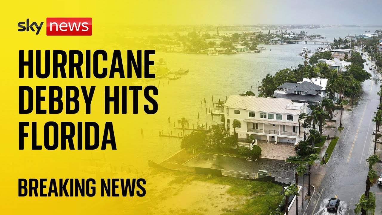 Hurricane Debby: Category 1 storm makes landfall and threatens ...