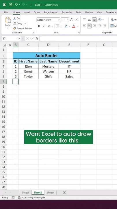 Stop Manually Adding Borders-Do This Instead! 🔥 - YouTube