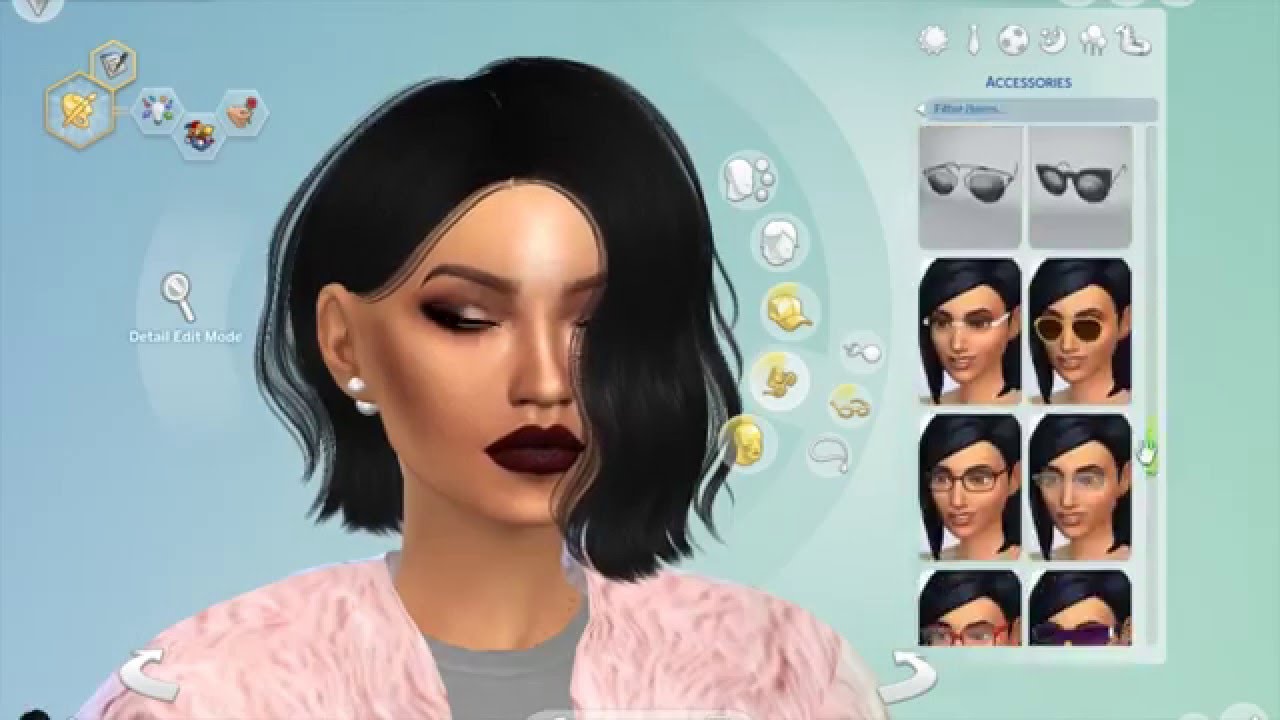 The Sims 4: RIHANNA INSPIRED SWAG | Create A Sim + CC Links + DL | Sims ...