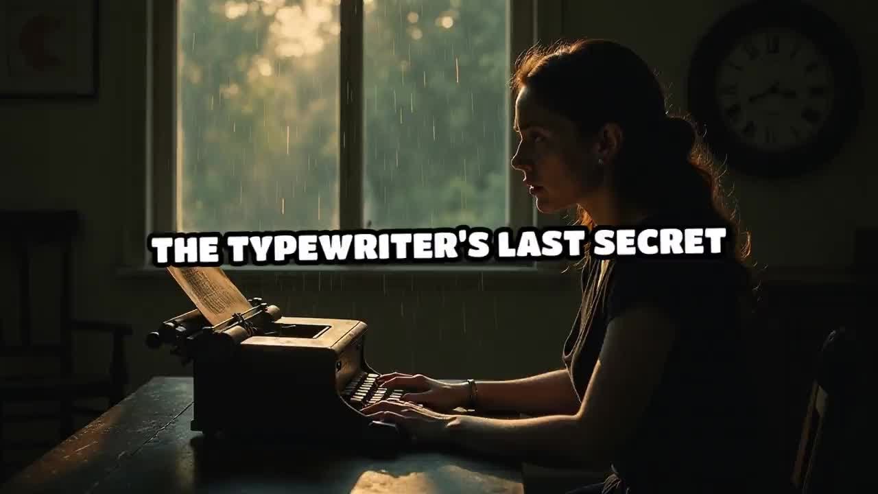 The Typewriter’s Last Secret - YouTube