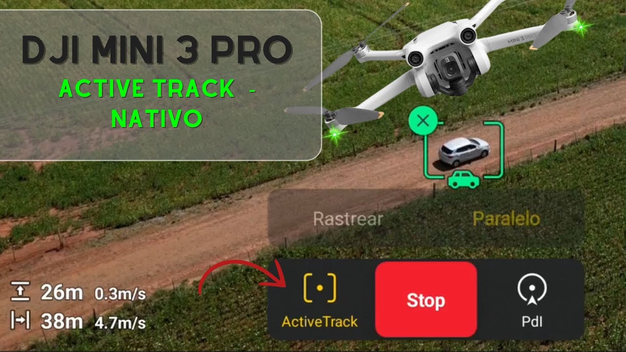 Como fazer ACTIVE TRACK | Recurso Nativo do DJI Mini 3 Pro - YouTube