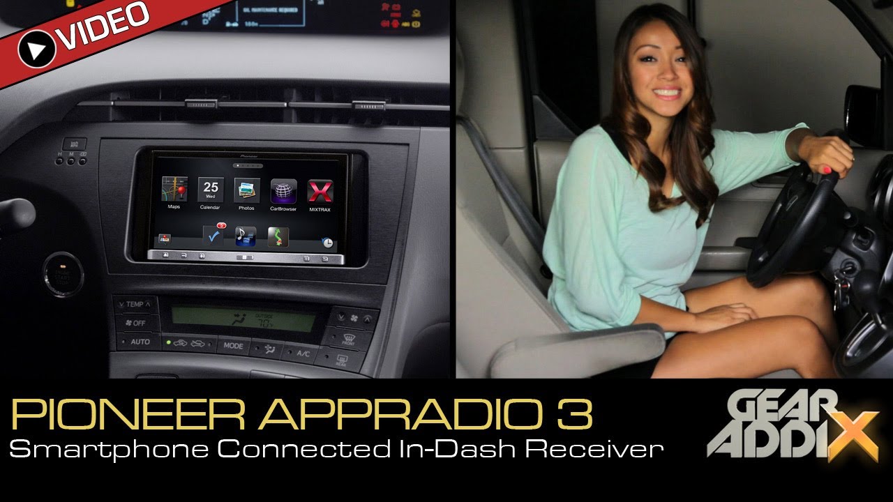 Pioneer AppRadio 3 Smartphone Connected In-Dash Receiver - YouTube