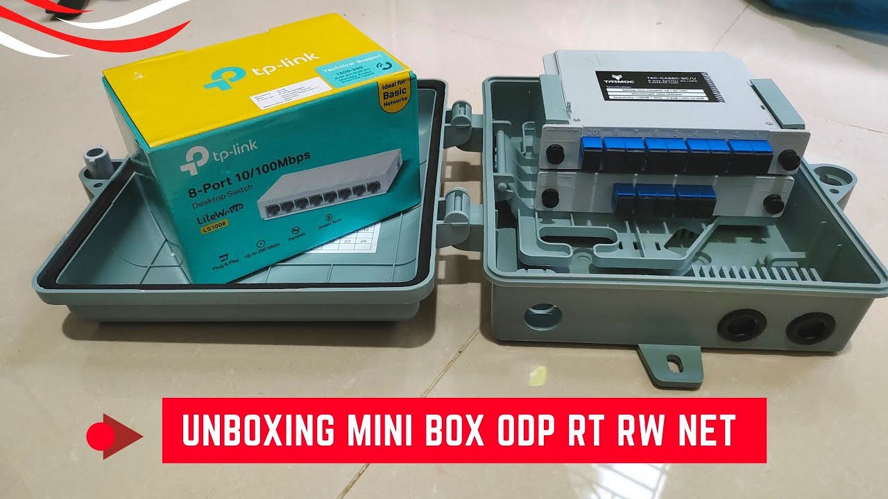 Unboxing Mini Box ODP Rt Rw Net Untuk Membagi Jaringan Wifi Dengan ...
