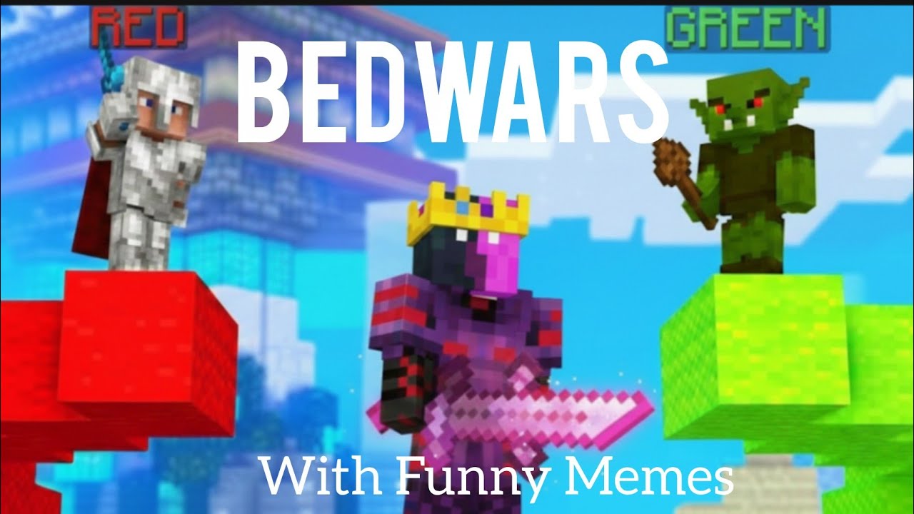 Bedwars with funny memes 🤣🤣 - YouTube