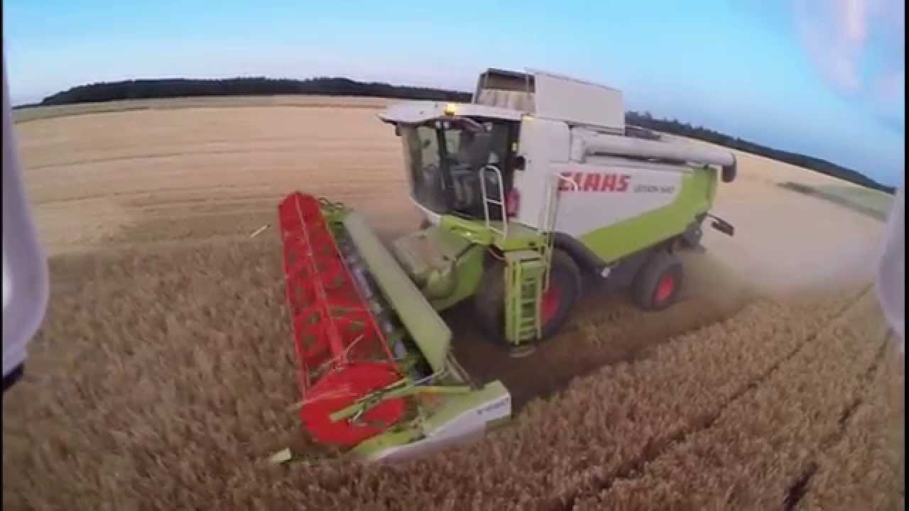 CLAAS lexion 540 - YouTube