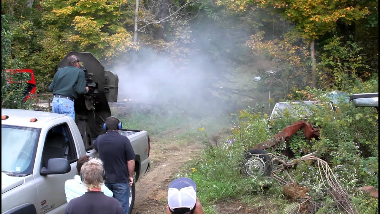 Full Automatic Twin 50 Cal. - YouTube
