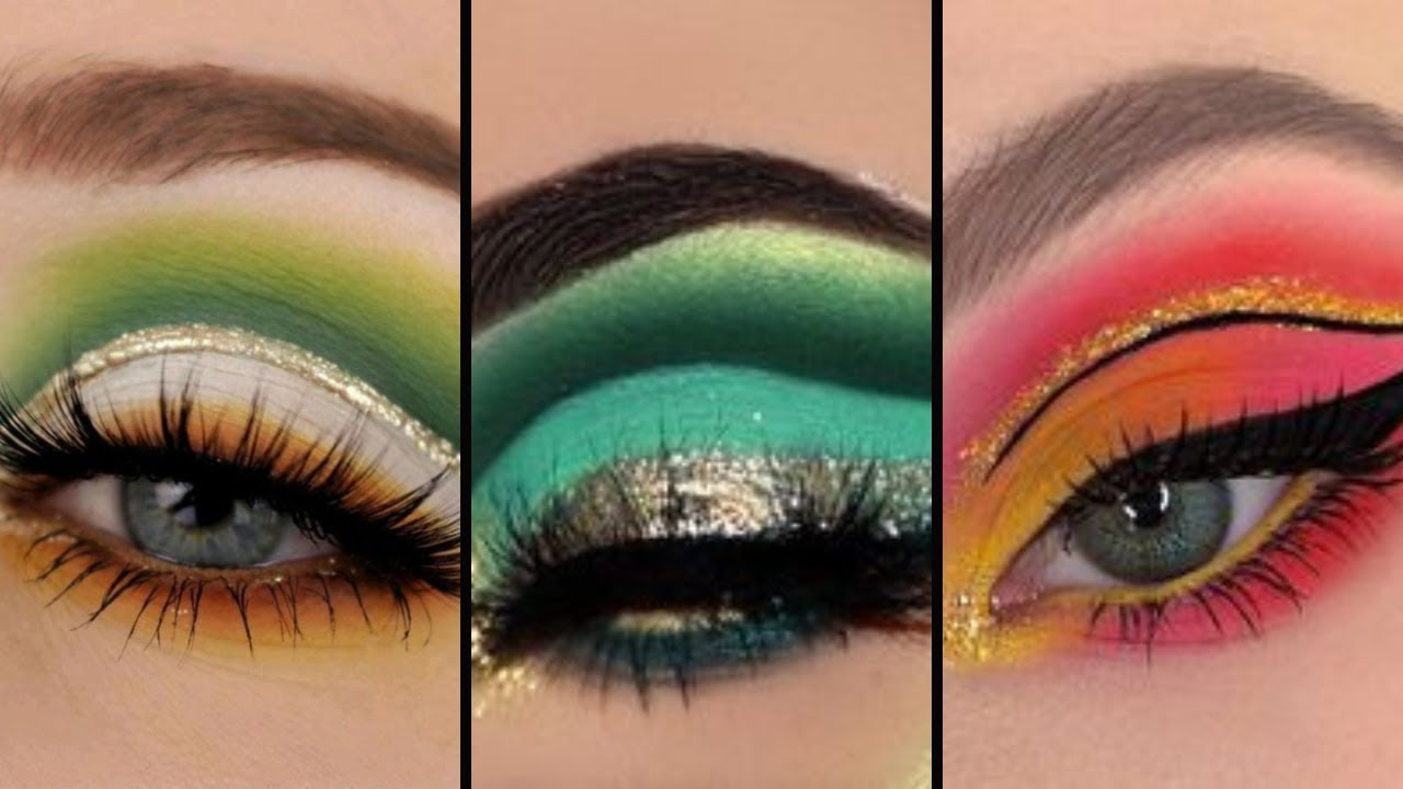 Colorful And Creative Makeup Tutorials😨😱😍 - YouTube