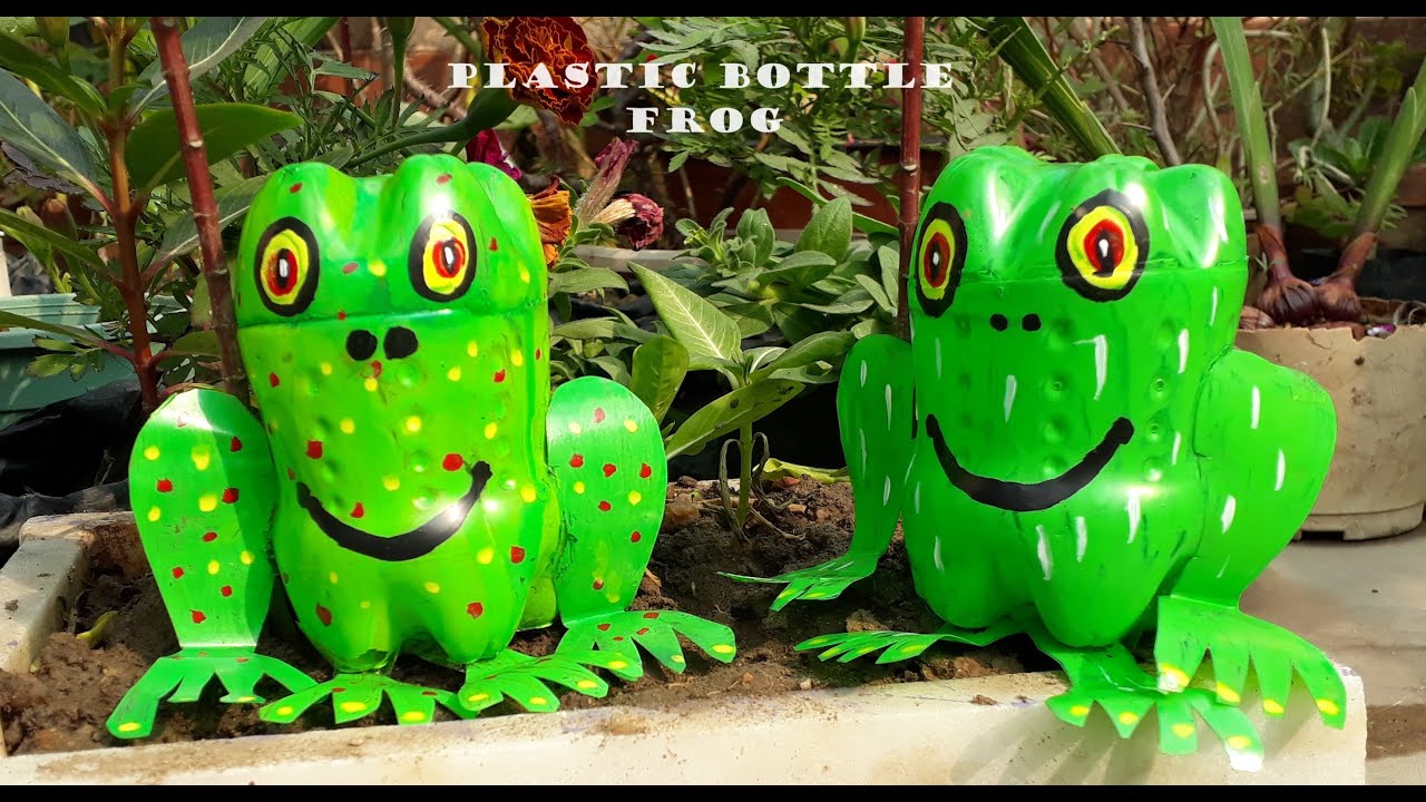 PLASTIC BOTTLE FROG - YouTube