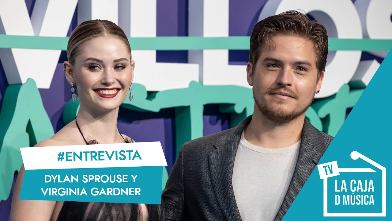 #interview DYLAN SPROUSE y VIRGINA GARDNER #redcarpet #Madrid # ...