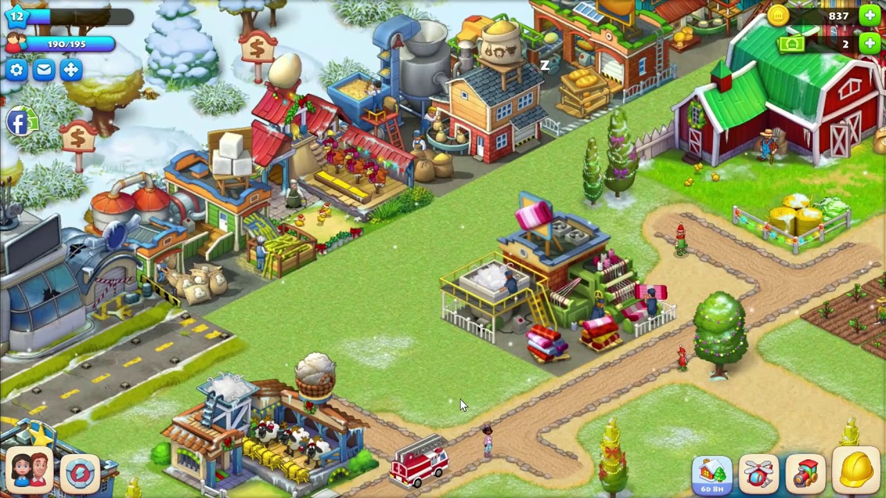 Township Level up 12 - 13 gameplay walkthrough | unlock cafe, wooden ...