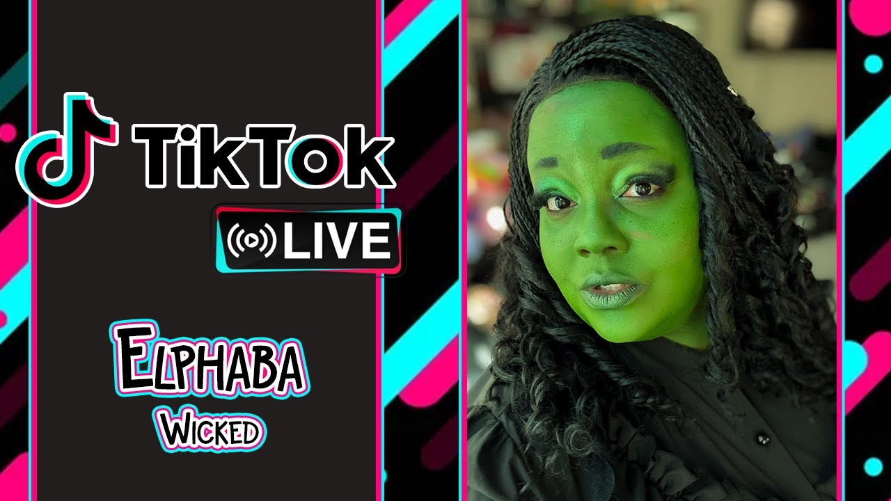 TikTok Live :: Elphaba from Wicked - YouTube