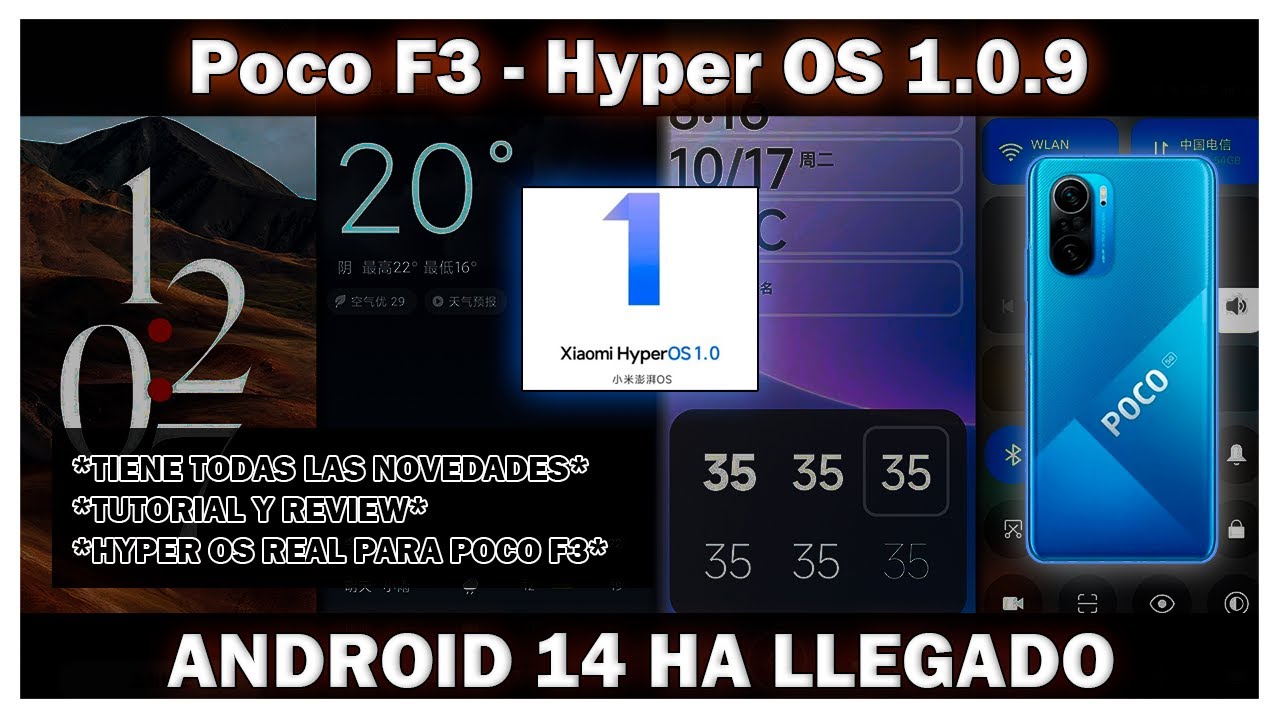 Poco F3 - HYPER OS LLEGO ! TUTORIAL CON NOVEDADES Y REVIEW ! - YouTube