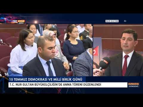 Kazakistan’da 15 Temmuz Demokrasi ve Milli Birlik Günü. TRT Avaz Avrasya Gündemi 15.07.2022