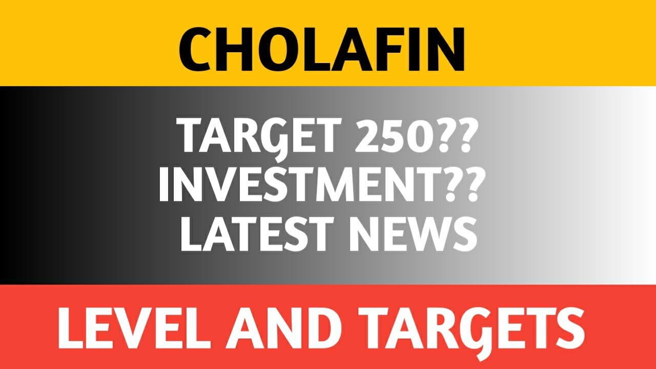 18 June 2020 CHOLAFIN Share level and targets | CHOLAFIN Share Latest ...