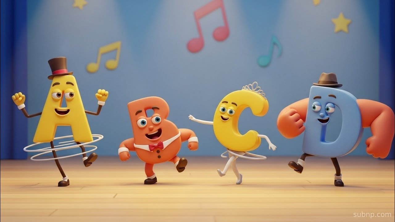 A B C D Song | Alphabet Song for Kids |ABCD Cartoon |Learn ABC with Fun ...