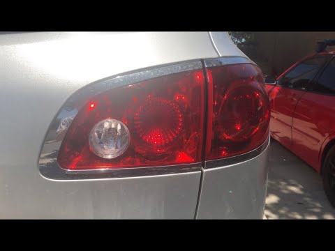 How to Buick Enclave rear light bulb replacement - YouTube