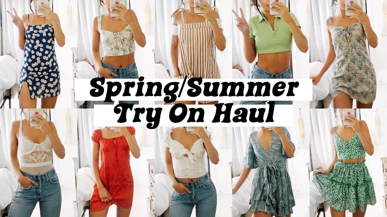 Try On Spring Summer Clothing Haul Princess Polly 2019 Youtube