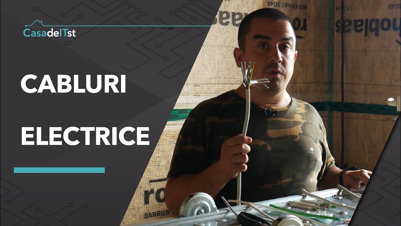 #33 - Ce cabluri electrice folosim in #casadeitst - YouTube