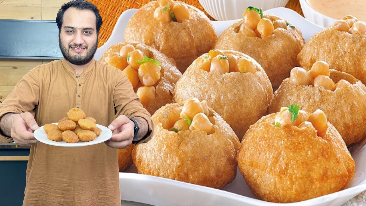 Pani Puri Recipe - Perfect Round Puffy Golgappay - YouTube