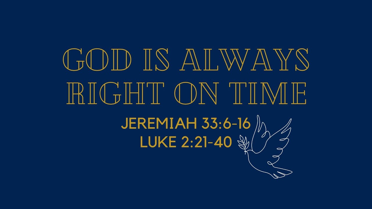 God is Always Right on Time - YouTube
