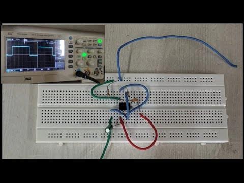 Square Wave generator using 555 timer IC | BeTech #electronic #project ...