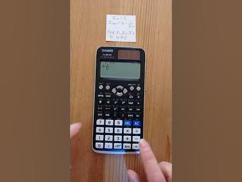 Iteration on the Casio FX-991EX Classwiz Calculator - A2 Maths - YouTube