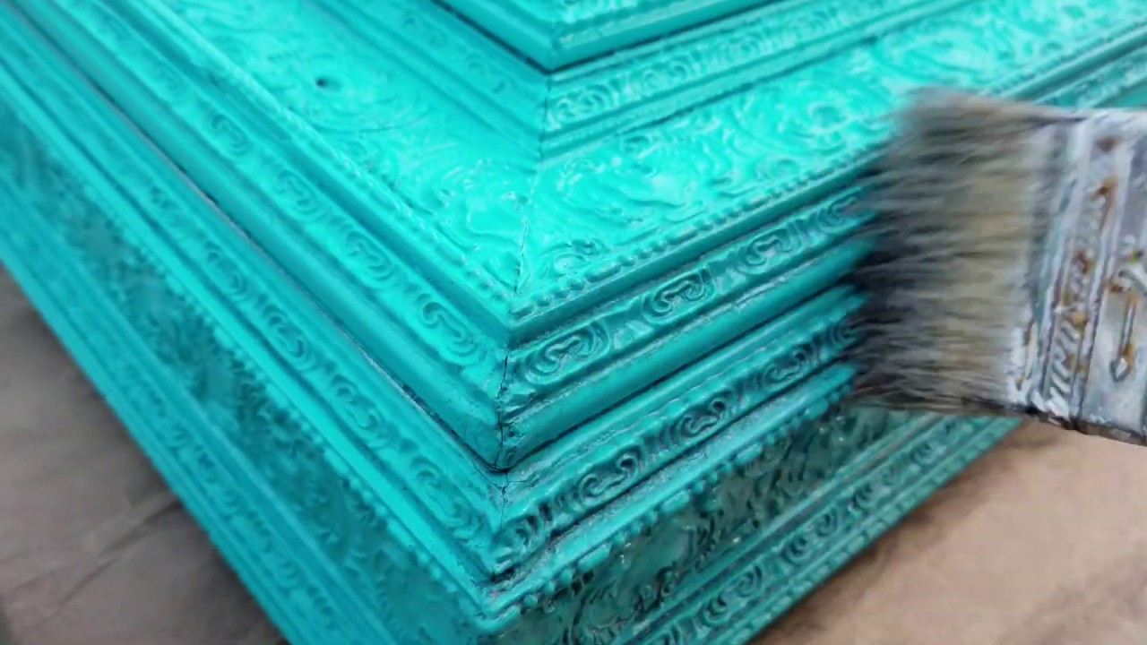 How to glaze craft projects instead of using wax - YouTube