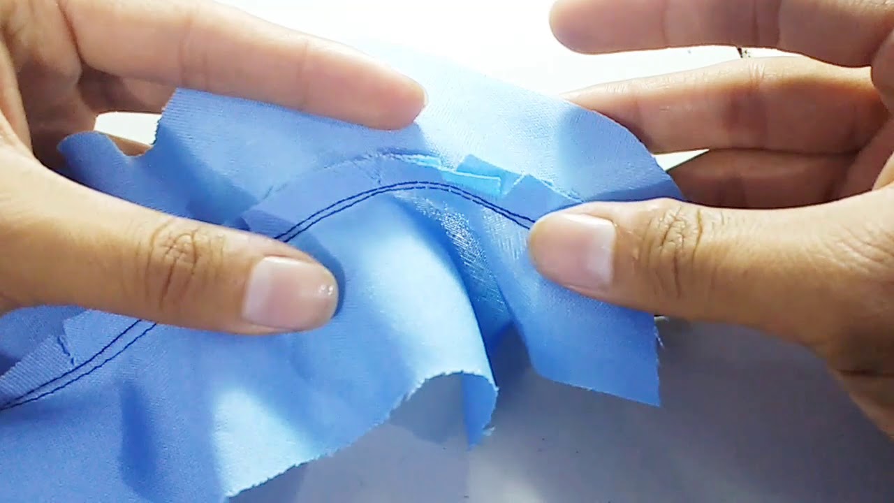 Aprende como voltear costuras curvas - YouTube