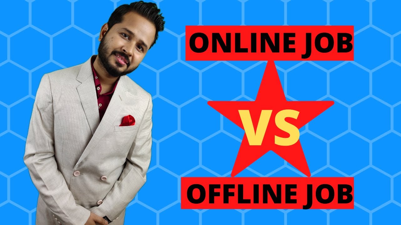 #businessskillwithaadarshsingh | Online Job Vs Offline Job - YouTube