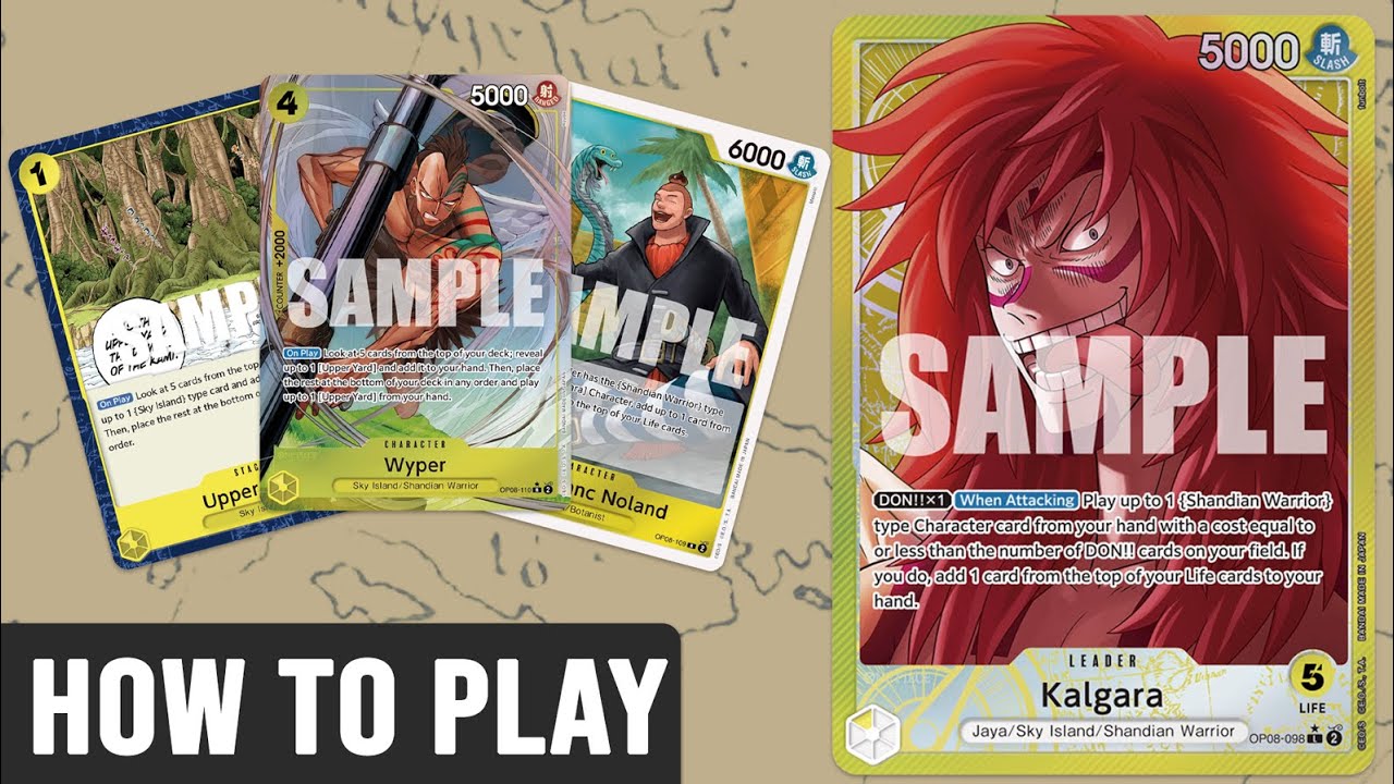 How To Play Kalgara Shandian - One Piece TCG - YouTube
