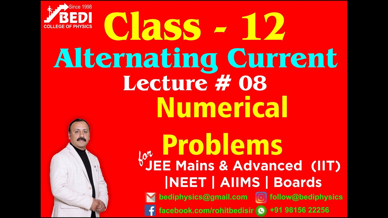CLASS-12 ALTERNATING CURRENT - YouTube