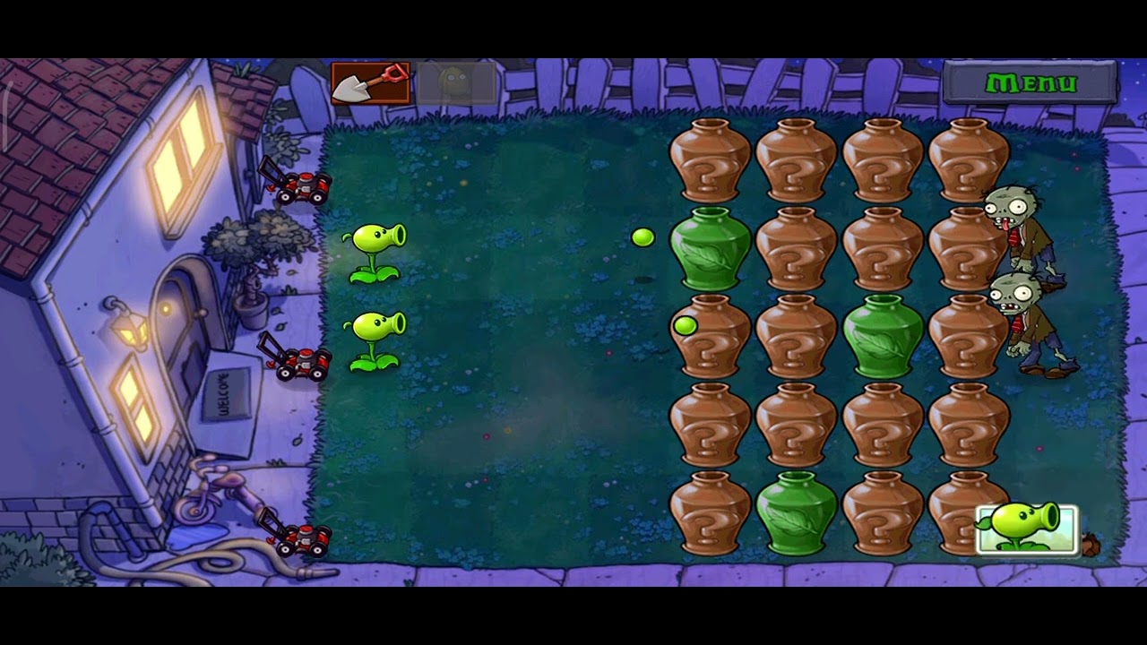 Plants vs zombies pvz bonus game, UB game - YouTube