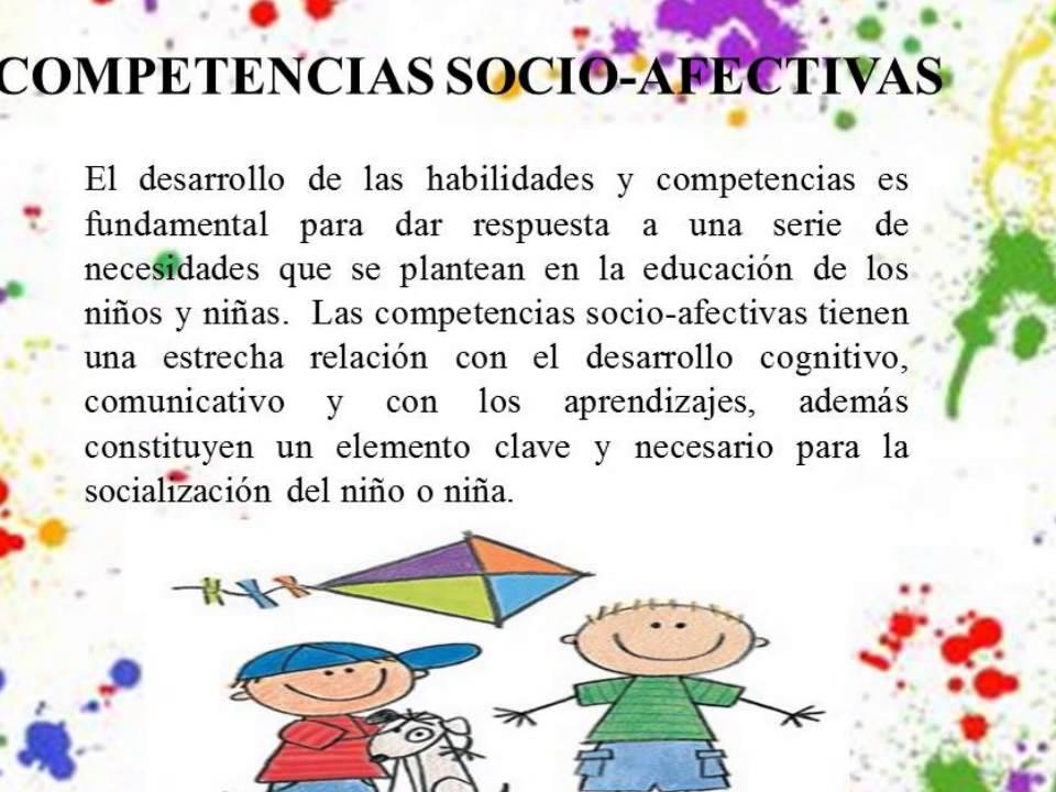 COMPETENCIAS SOCIO-AFECTIVAS - YouTube