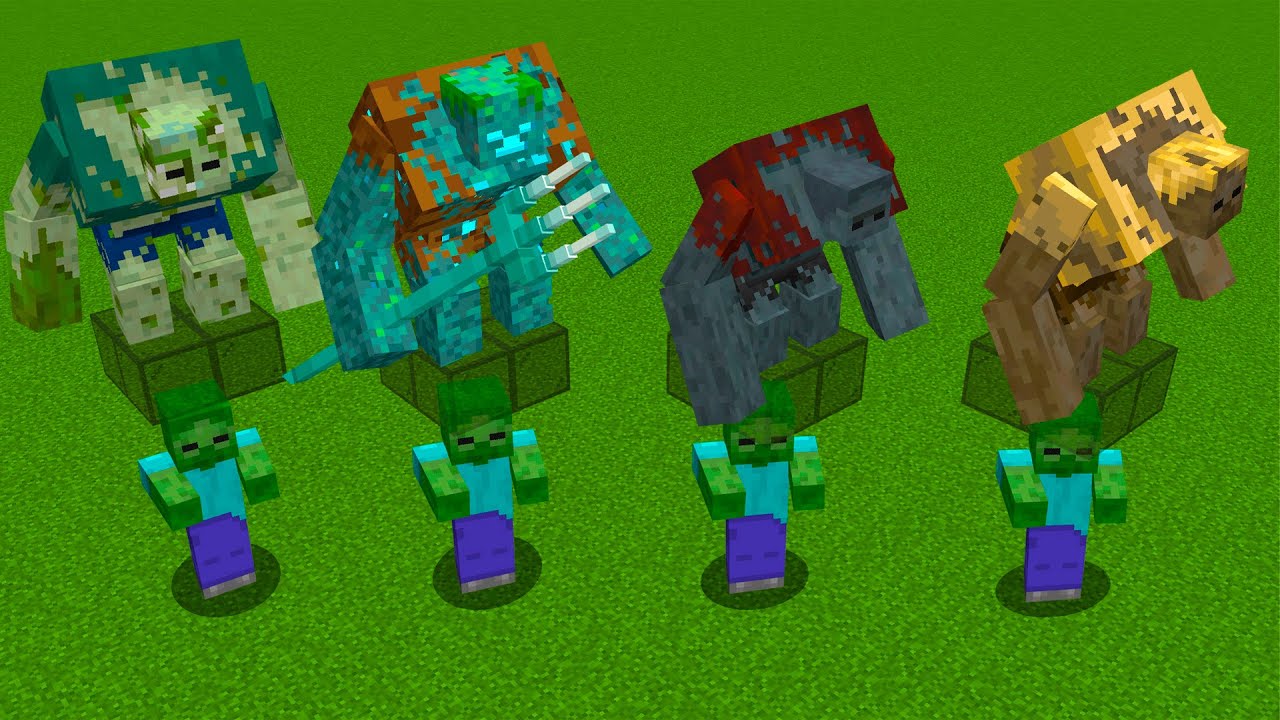 Minecraft Zombie VS All New Mutant Zombie - YouTube