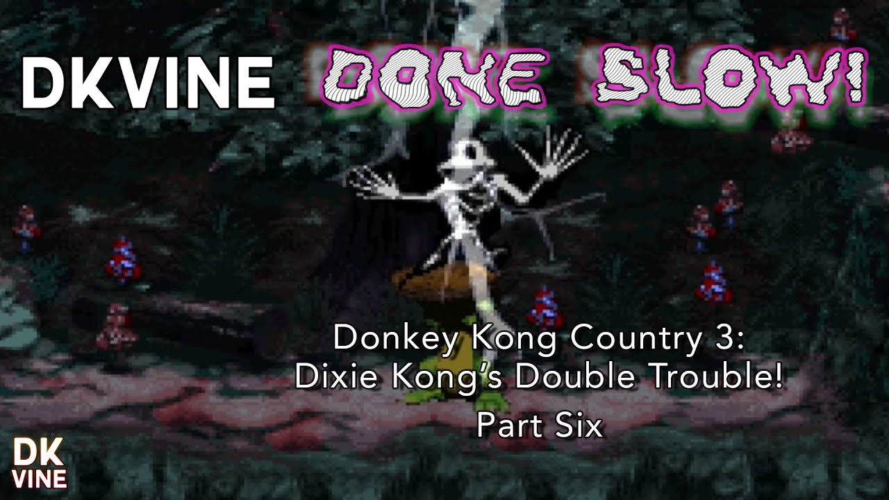 DK Vine Done Slow! - Donkey Kong Country 3: Dixie Kong's Double Trouble! (part six) - YouTube