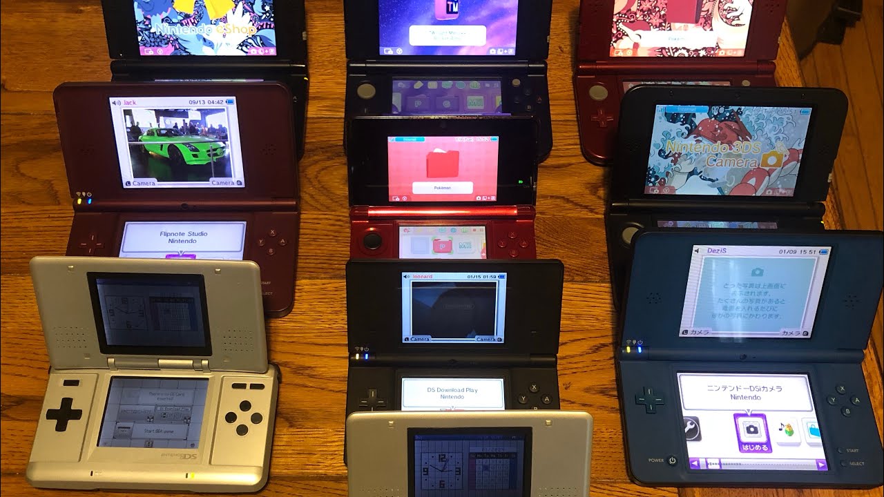 Powering Up 10 Different Nintendo DS/3DS Consoles - YouTube