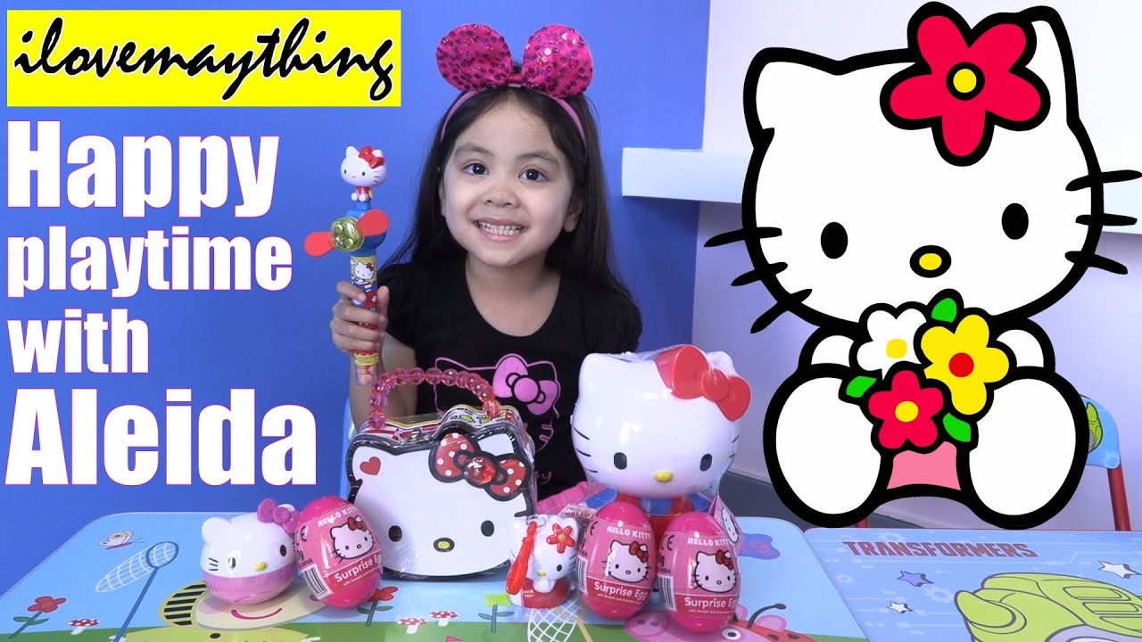 My Little Girl's HELLO KITTY Toys. Sanrio Hello Kitty Candies and Toys ...
